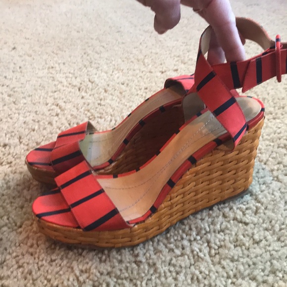 kate spade | Shoes | Kate Spade Cabana Basket Weave Wedges | Poshmark